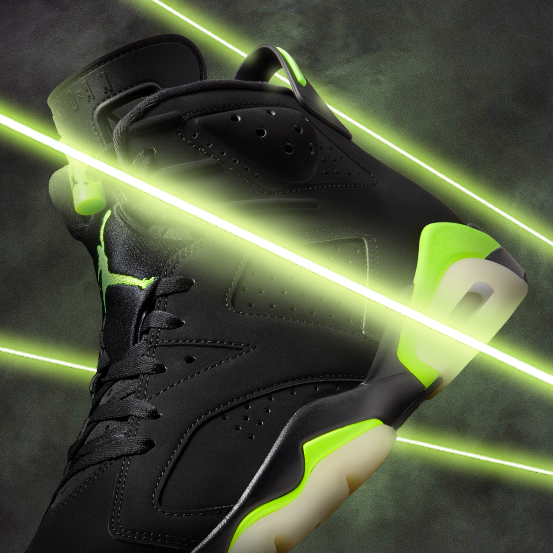 Celebrate the 30th anniversary of the Air Jordan 6 with this glowing ...